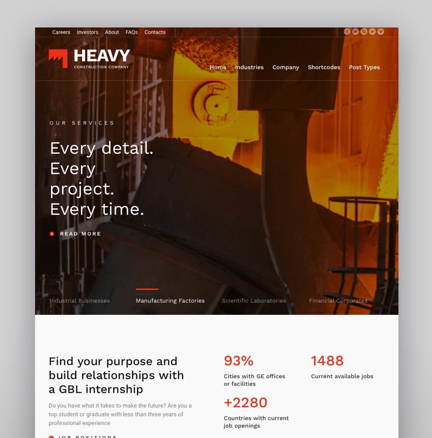25 Best Industry & Factory WordPress Themes 2025 | Envato Tuts+